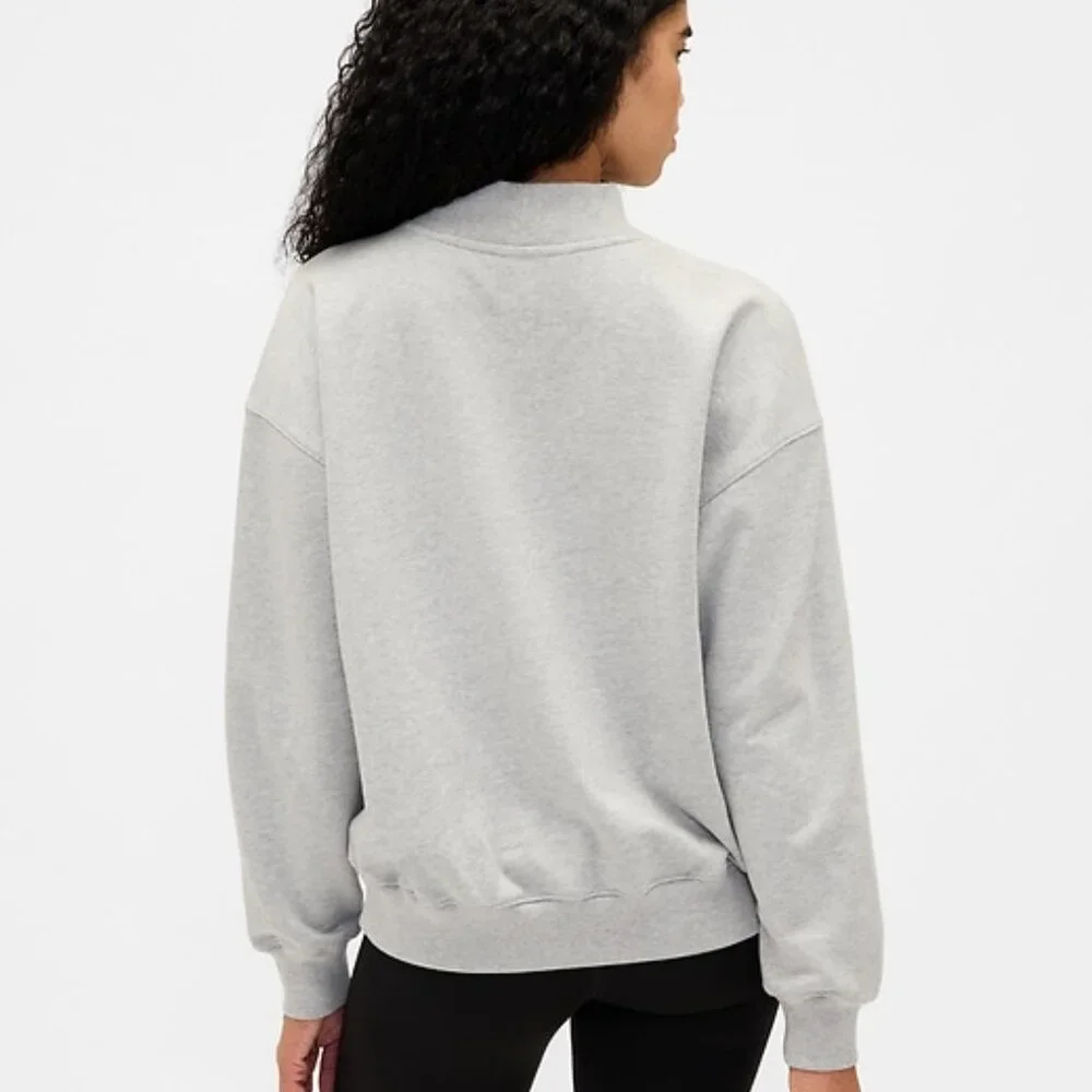 GAP | Tops | New Gap Heavyweight French Terry Oversized Mockneck Logo ...